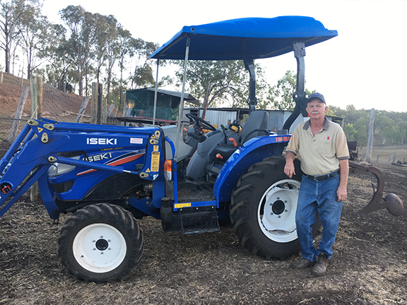 Small Iseki tractor provides flexibility