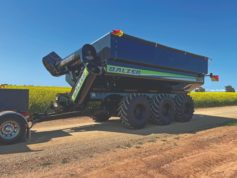 Balzer chaser bins from MJM supporting broadacre farmer - Trade Farm ...
