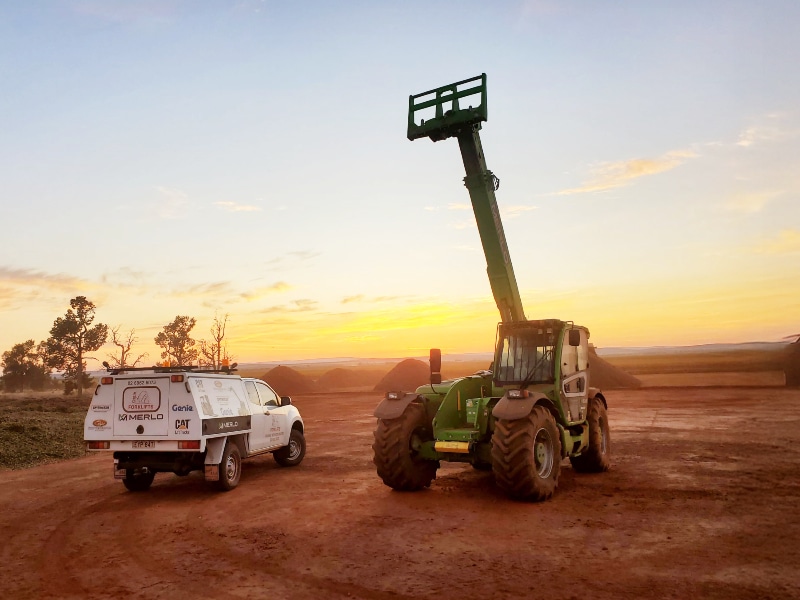 Merlo telehandler duo offering flexibility for NSW grain handler ...